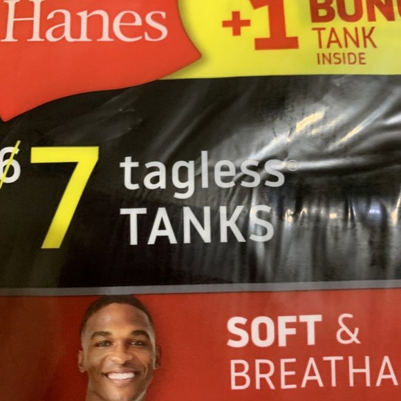 Hanes | Underwear & Socks | Hanes Mm 384 Inches 7 Tagless Tanks | Poshmark